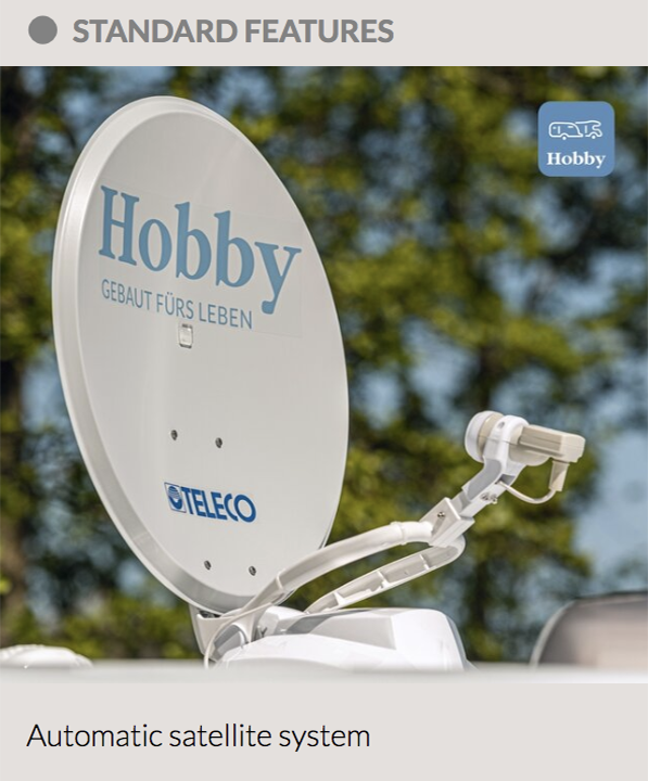 Motorhome EQUIPMENT - Hobby Caravan